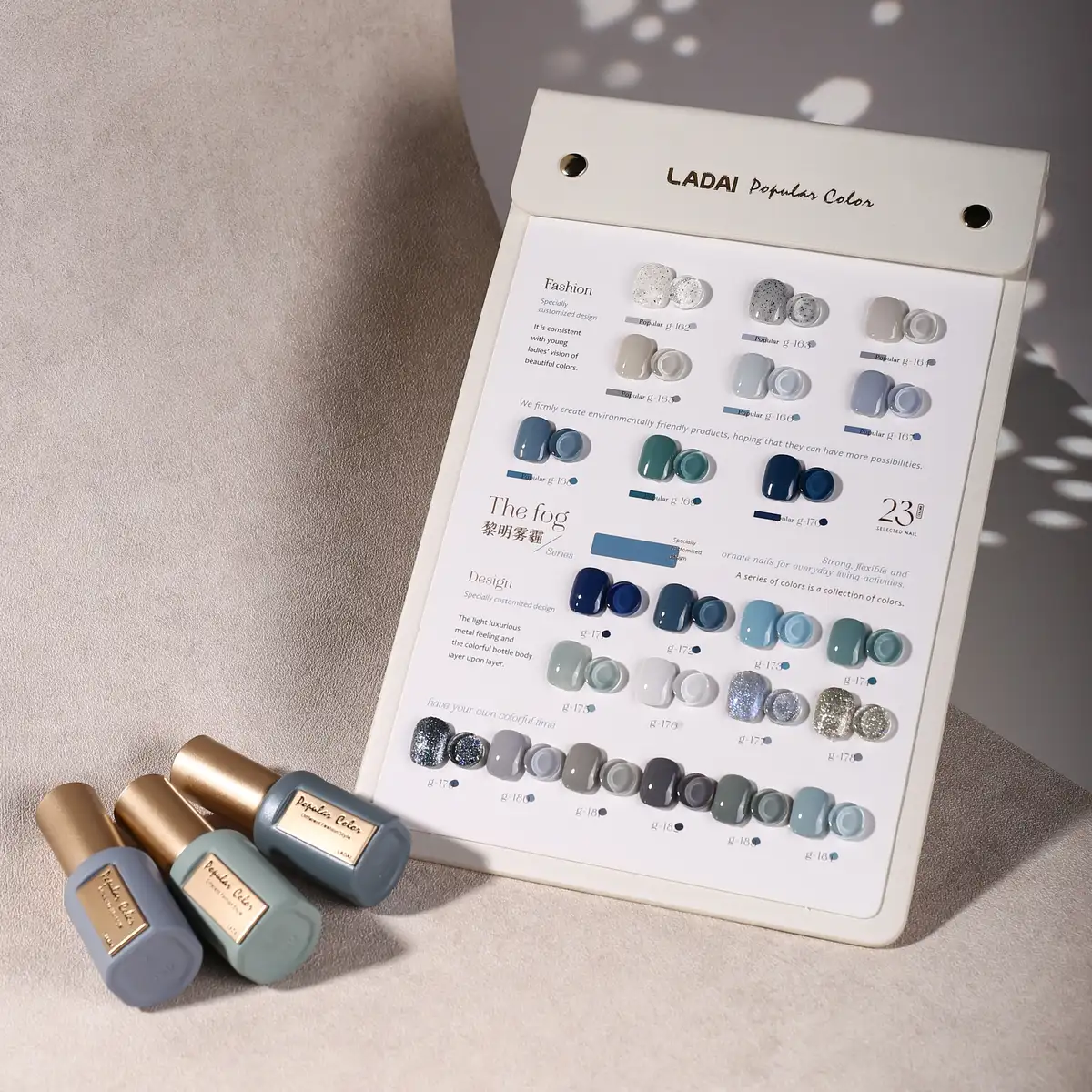 LADAI- The Fog Series (#162-#184) - Set of 23 colors + Free Color Chart ...